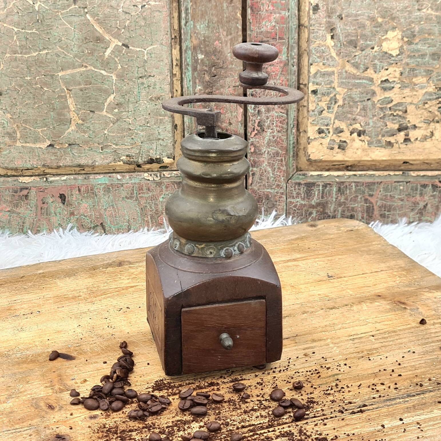 Antique 18th Century Coffee Grinder Mill Dutch Louis XVIII Moulin Cafe ...