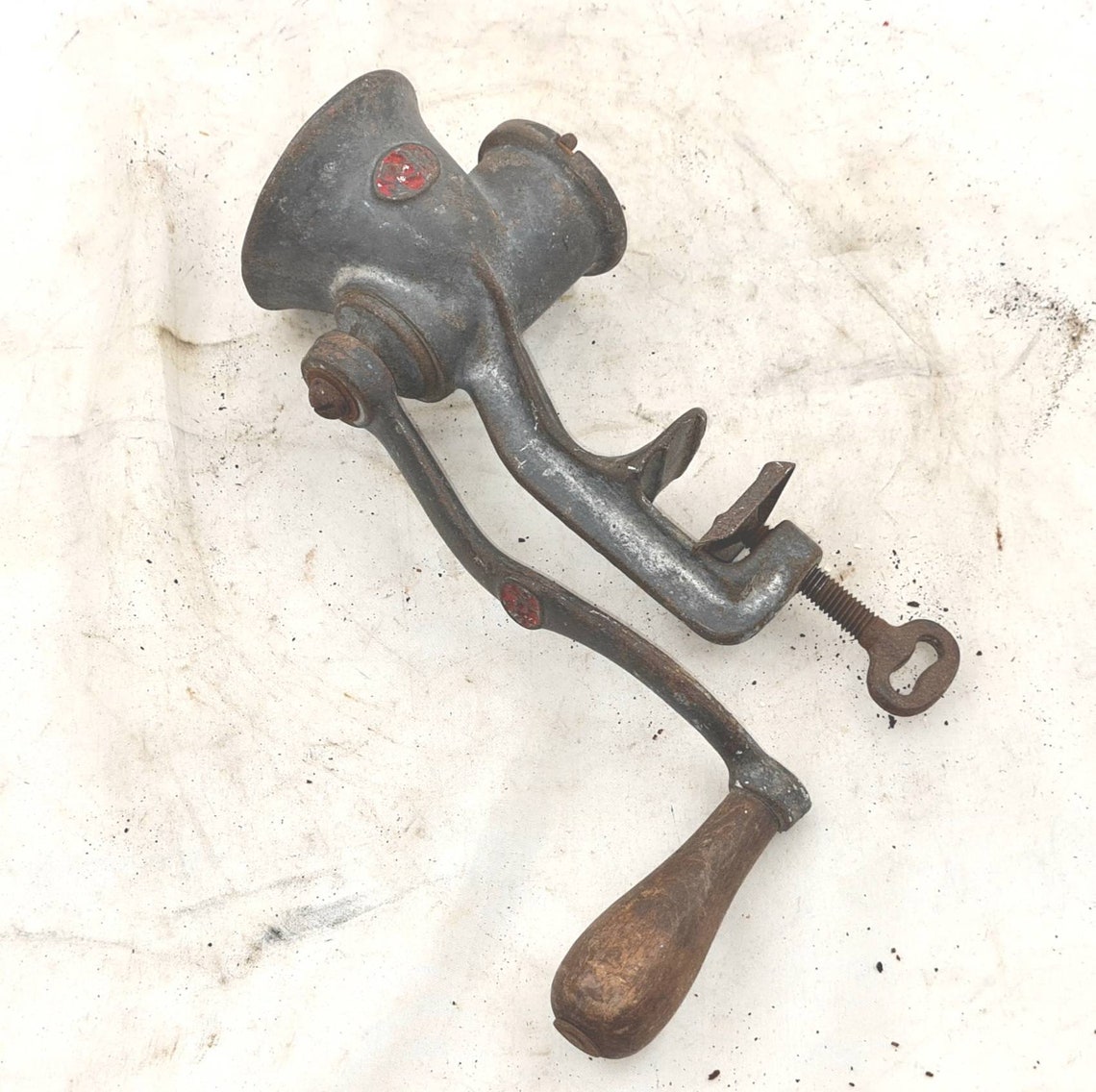 Antique SPONG National 25 Meat Mincer Grinder Clamp on Mill - Etsy