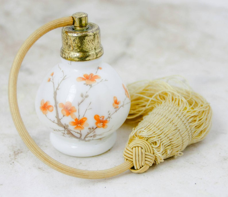 Vtg OPALINE Vanity Set VAB BOUSSU Toilette Set Perfume Bottle, Atomizer ...