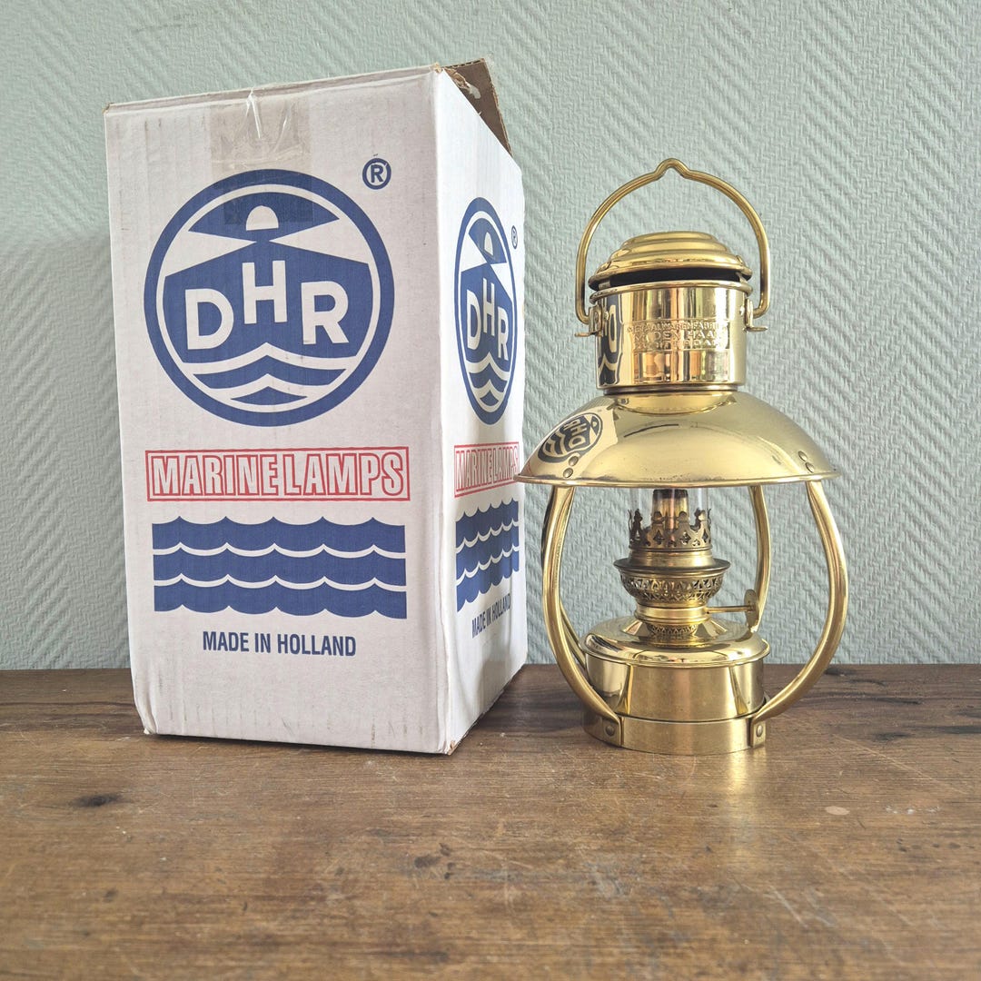 DHR Holland Oil Lamp JUNIOR Trawler Lamp Kerosene Ship Lantern Paraffin ...