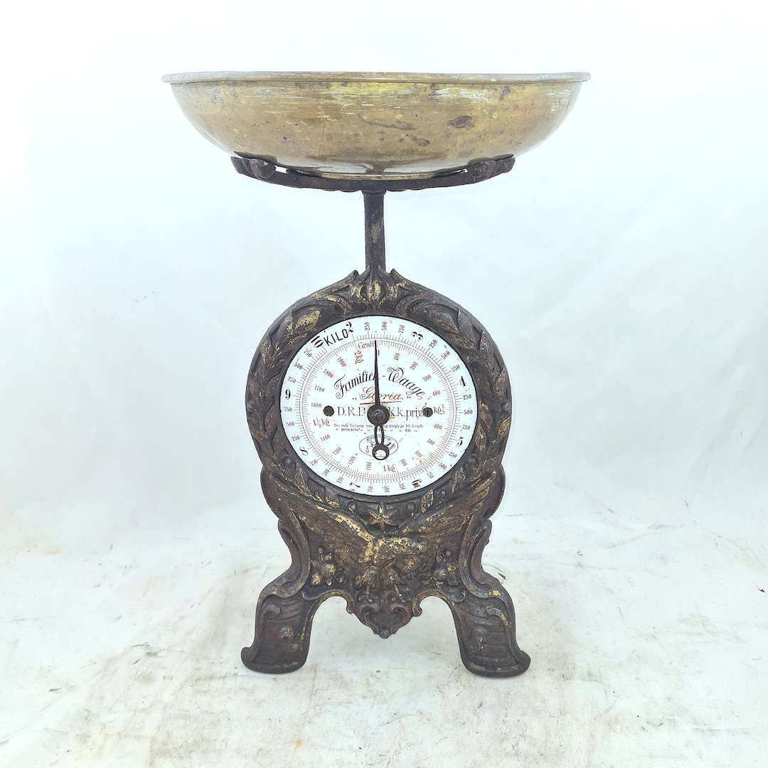 Antique GLORIA Kitchen Scale Rare GERMAN With Eagle Motive Cast Iron Familien Waage - Etsy