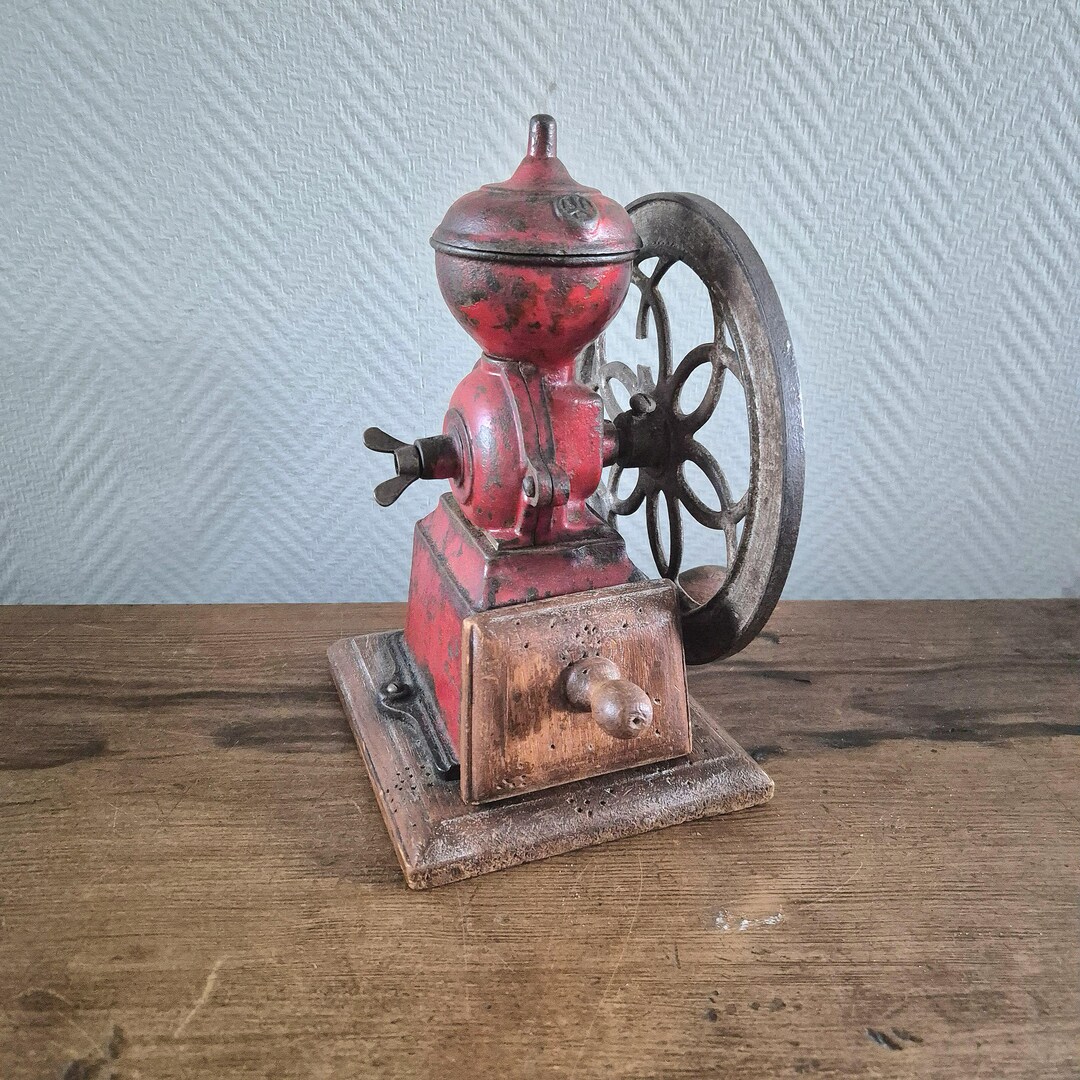 Antique LIE PATENTADO Coffee Grinder Mill Cast-iron Moulin Molinillo ...