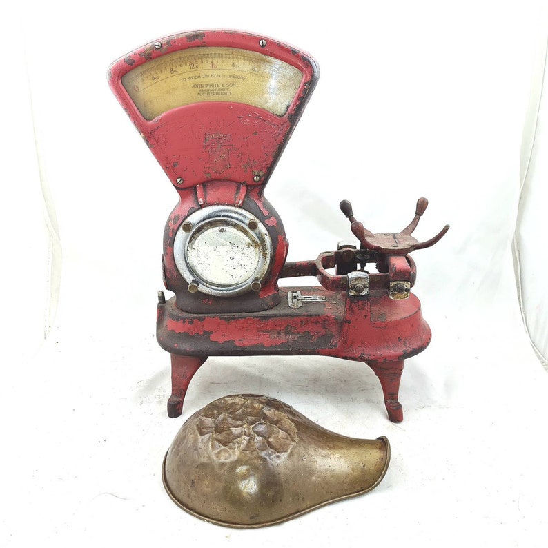 Antique JOHN WHITE & SON Grocery Scales 1900s Candy Scale - Etsy