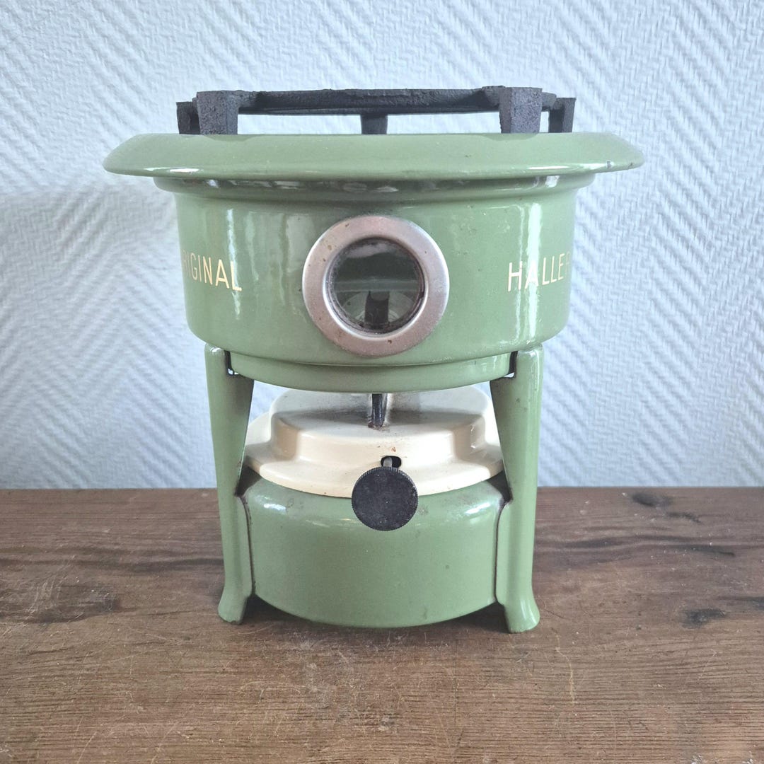Vintage HALLER Kerosene Stove Paraffin Cooker Burner Heater Campstove ...