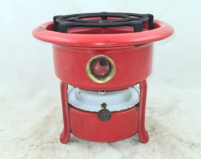 Enamelware BECCON Kerosene Stove Cooker Burner Enamel Heater RED ...