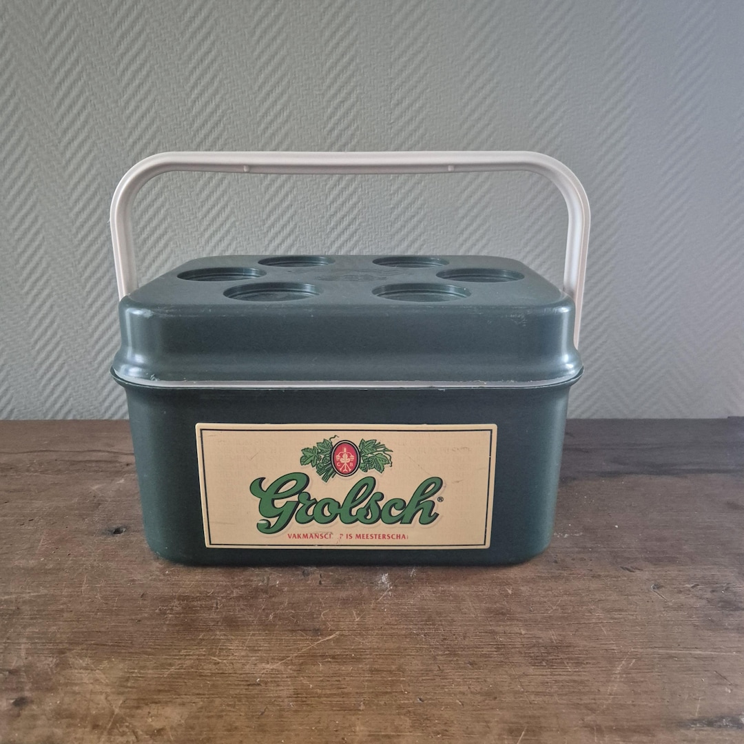 Vtg. Grolsch Cooler Box Durable Cold Outdoor Camping Beer Cool Bin ...