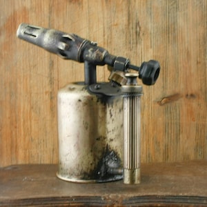 Antique BARTHEL German Gasoline Blow Torch or Benzoline Petrol Lamp ...