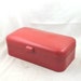 Enamel BREAD BOX Dutch Enamelware Breadbox Large Red Boite a Pain ...