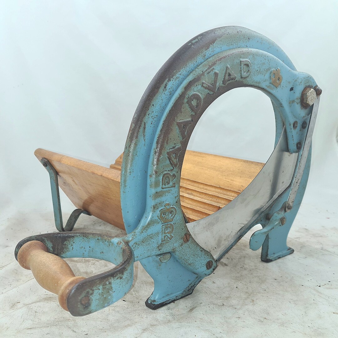 Antique RAADVAD Bread Slicer Cutter Cast-iron Cutting Slicing Machine ...