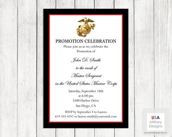 Military Promotion Ceremony - Etsy