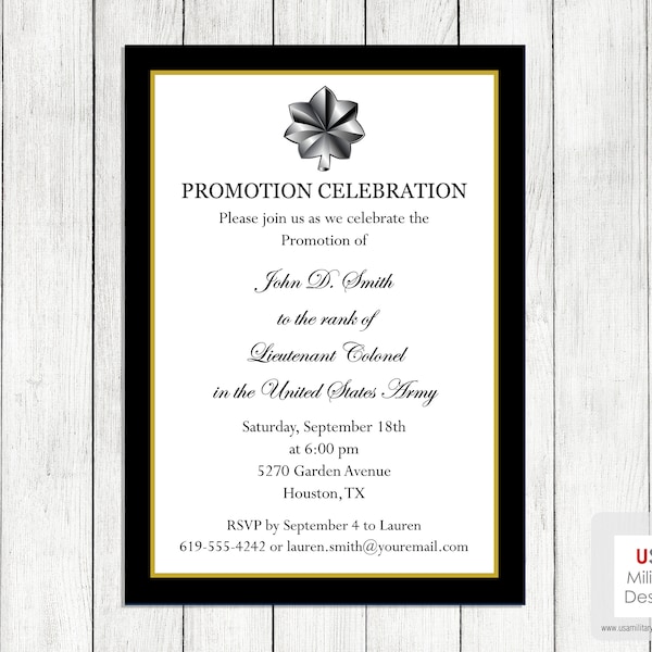 Military Promotion Ceremony - Etsy