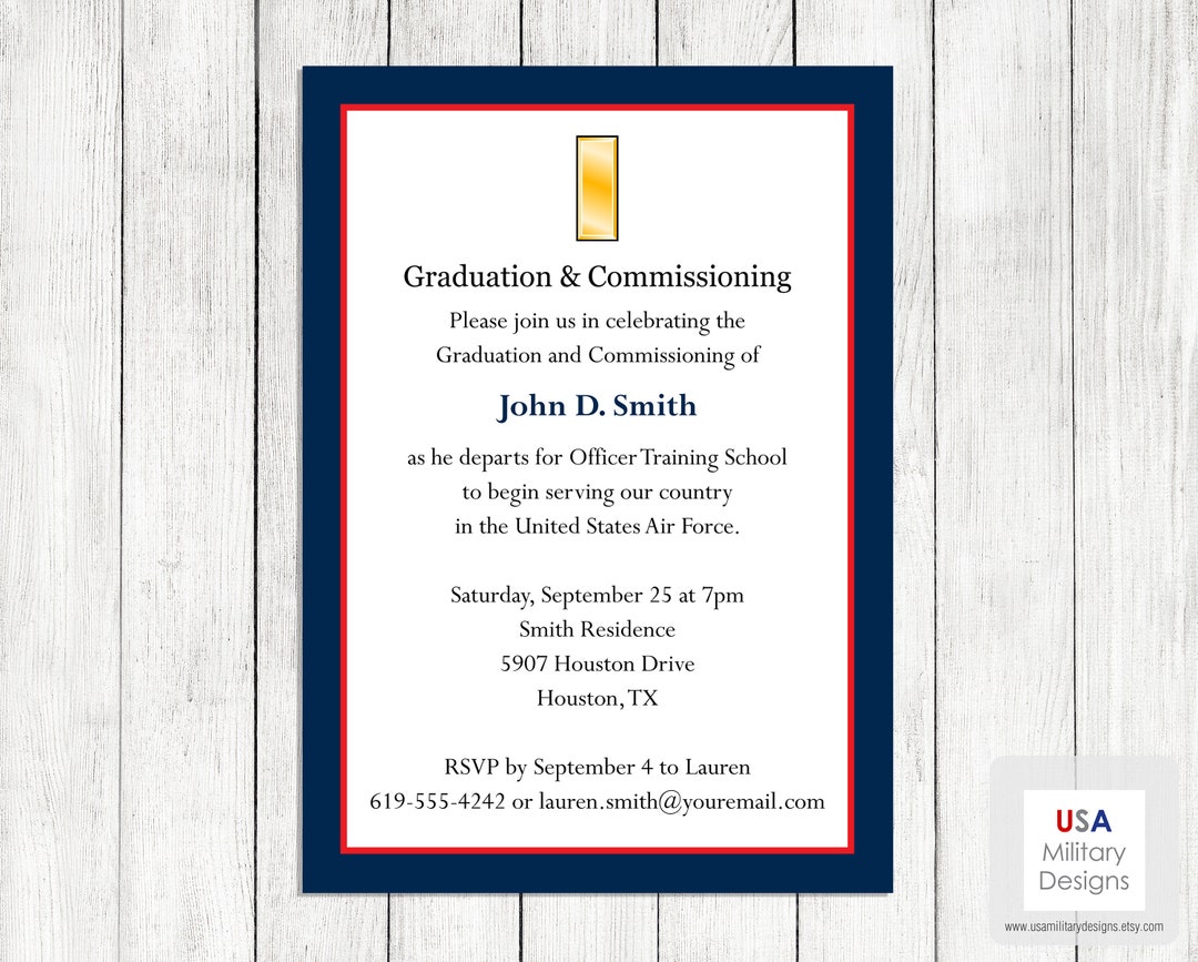 Air Force Commissioning & Graduation Party, Printable US Air Force ...