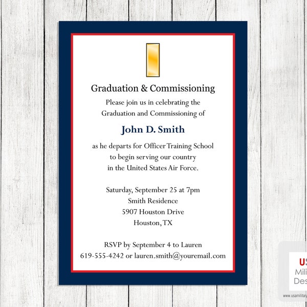 Commissioning and Graduation Invitations - Etsy