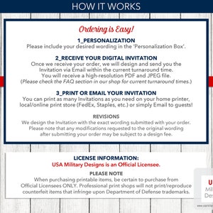 Army Promotion Ceremony Invitation, Printable Army Promotion Invitation ...