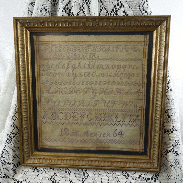 Antique Sampler - Etsy