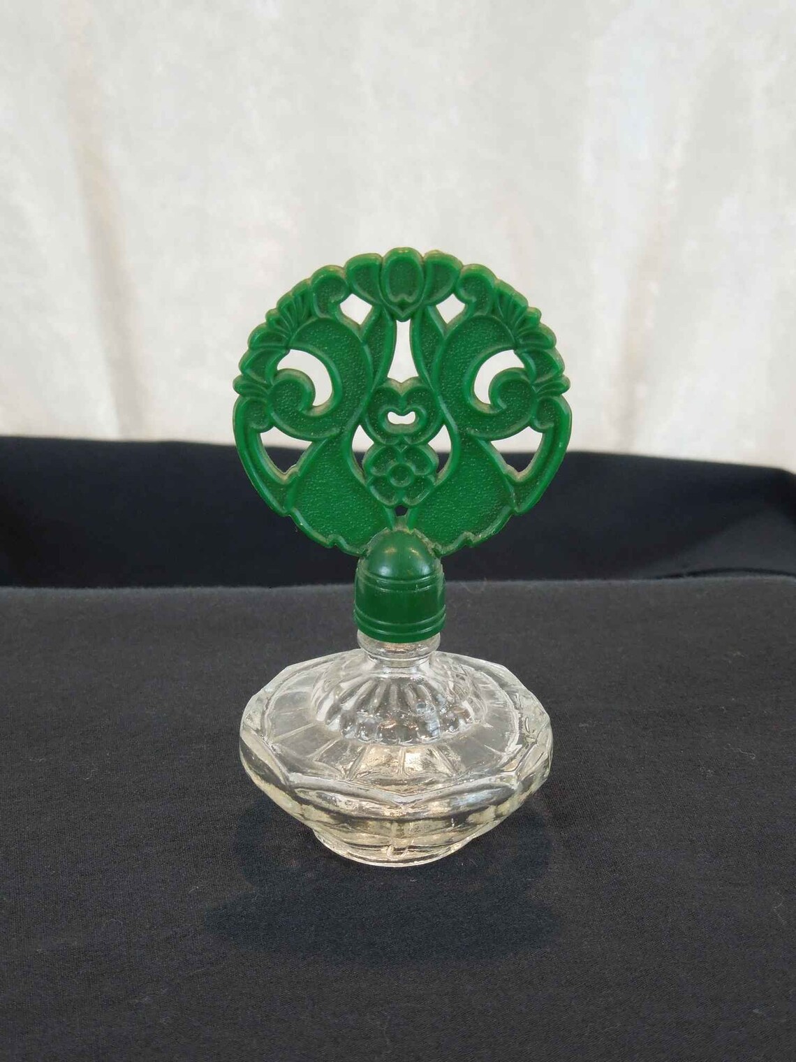 Vintage Perfume Bottle with Decorative Plastic Stopper. Glass | Etsy