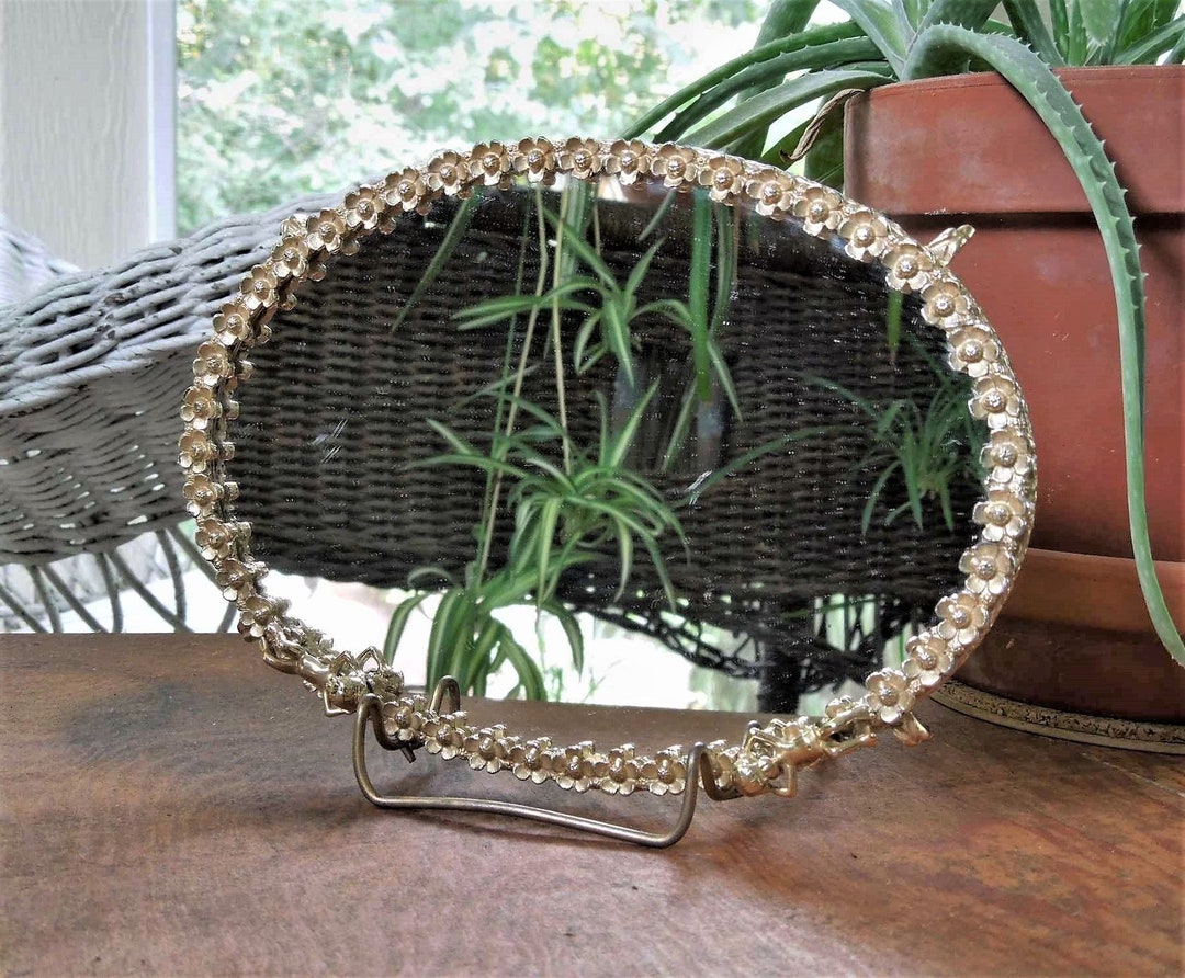 Vintage Sam Fink Mirror. Vanity Mirror. 2 Cherubs Resting. Decorative ...