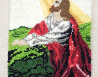 Latch Hook Jesus - Etsy