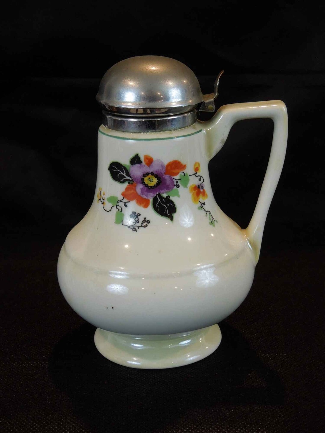 Syrup Pitcher. Royal Rochester Royalite. Fraunfelter China. 1940's ...