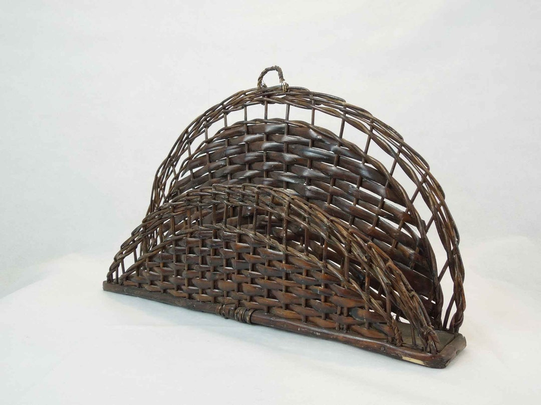 Wicker Hanging Letter Holder. Rattan/wicker Wall Decor. - Etsy