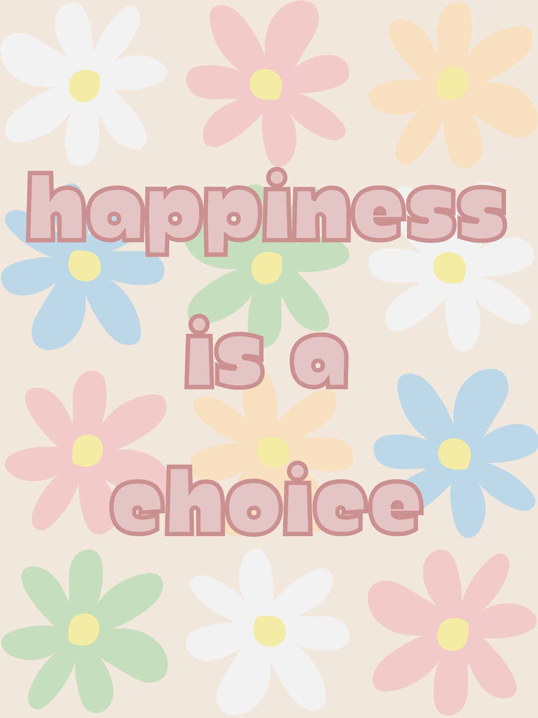 Happiness is a Choice Digital Download - Etsy