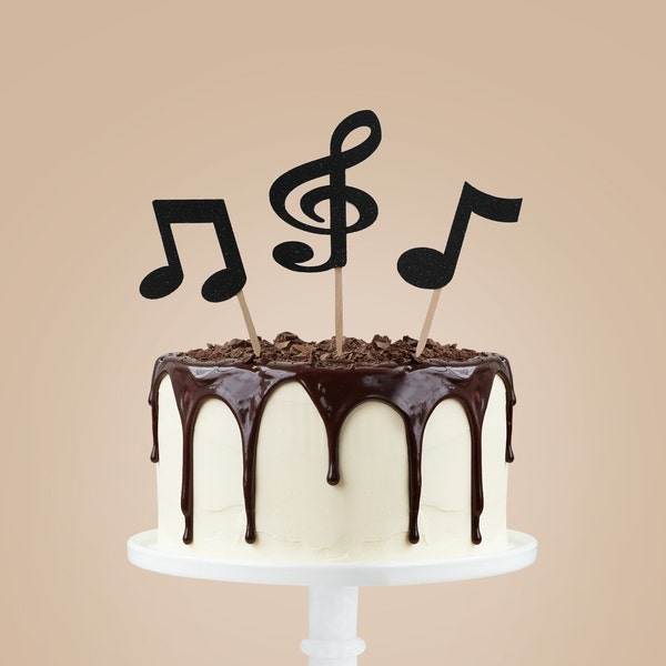 Music Cake Toppers - Etsy