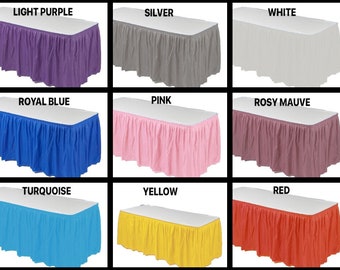 Table skirting | Etsy