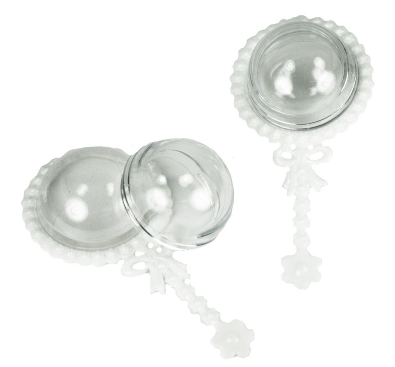 12 Fillable RATTLES Baby Shower Party Favor 4 Long - Etsy