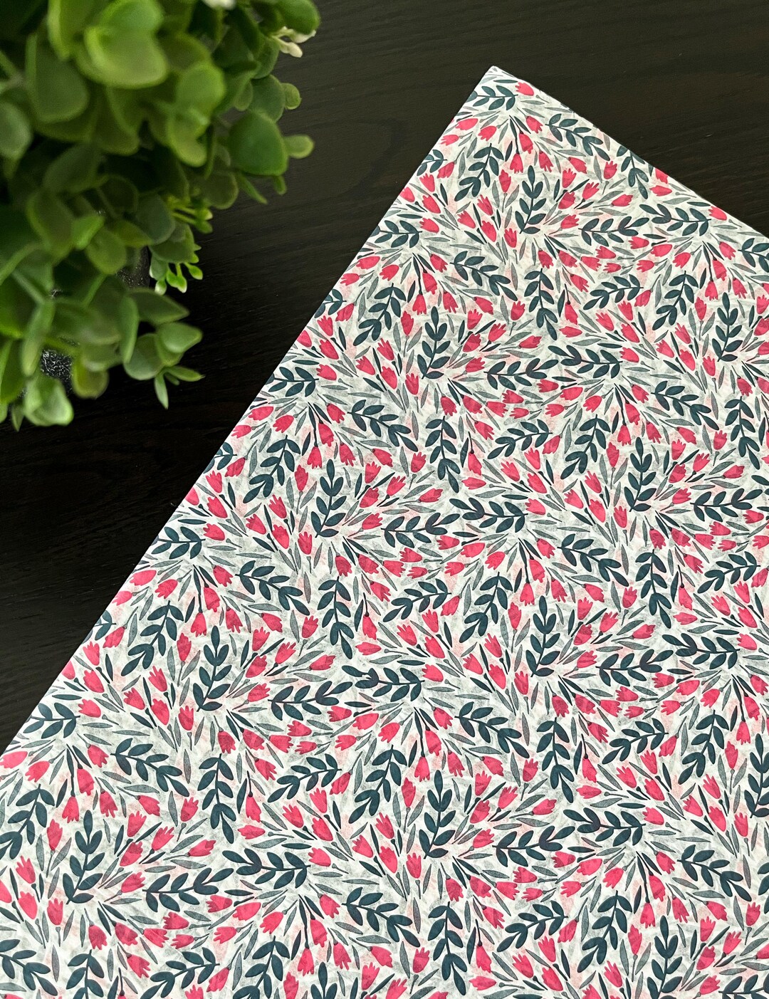 PINK PETALS Design Gift Grade Tissue Paper Sheets Choose Size & Package ...