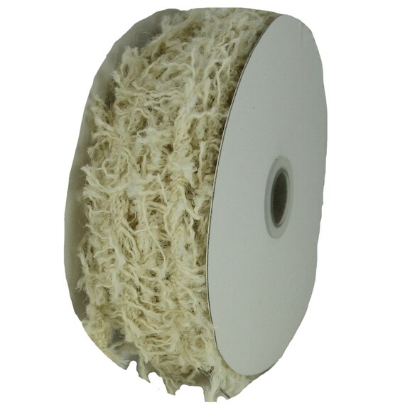 8MM Wired & Fuzzy Frayed LIGHT NATURAL Color Rustic Rope 10 - Etsy