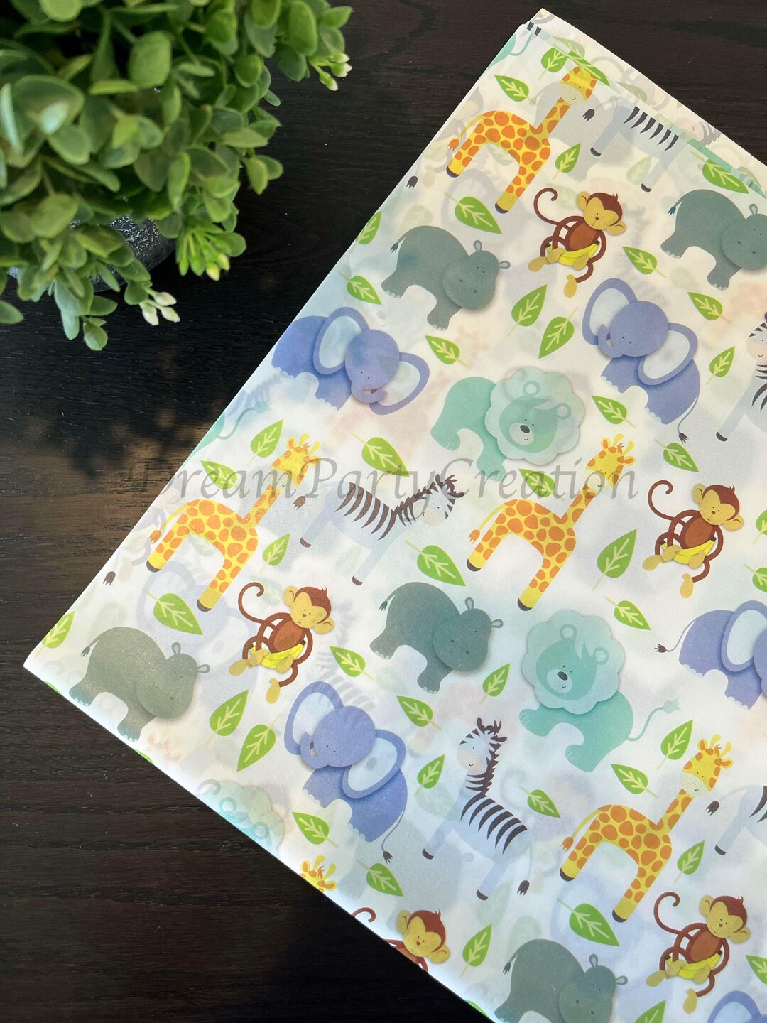ZOO Design Print Gift Grade Tissue Paper Sheets Choose Size & Package ...