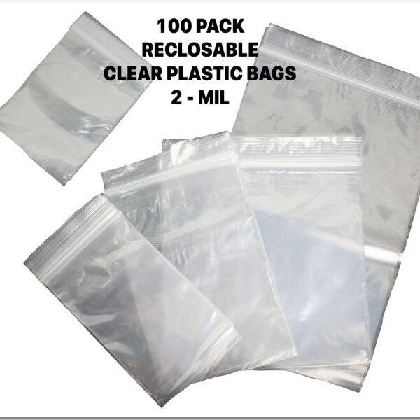 Clear Poly Bags - Etsy