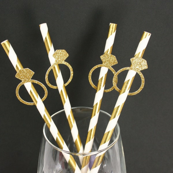 Striped Straws - Etsy