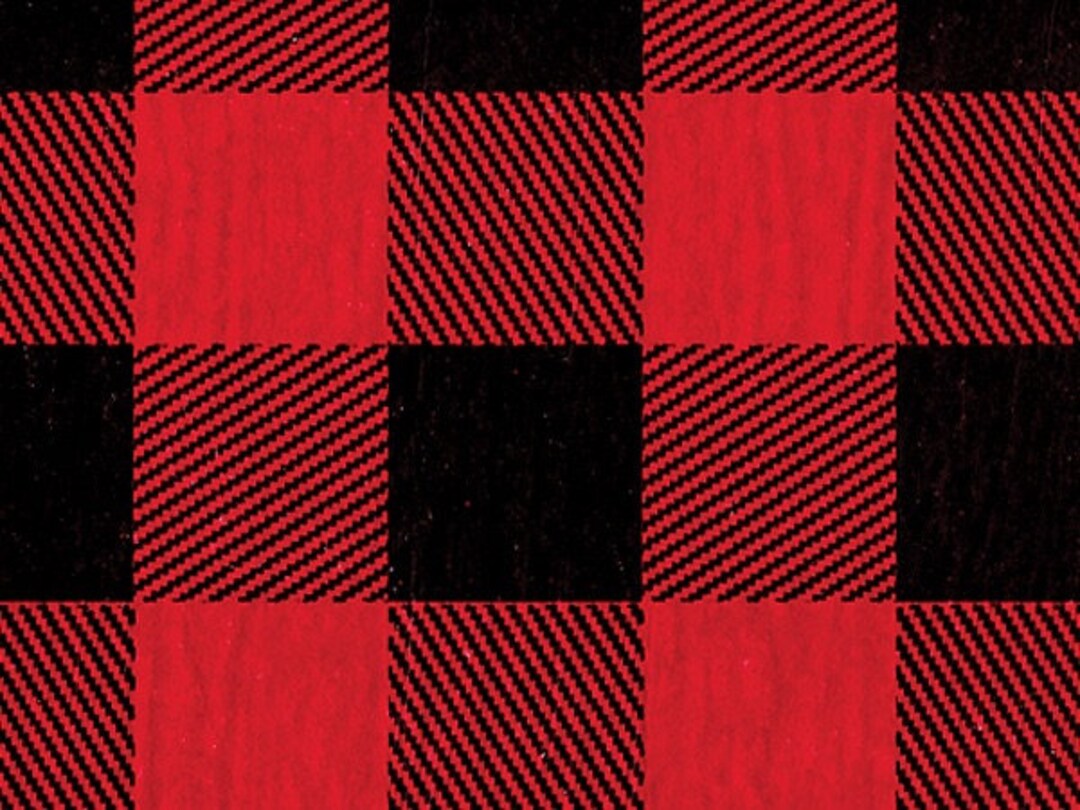 BLACK and RED BUFFALO Plaid Design Gift Grade Tissue Paper Sheets ...