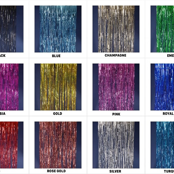 Foil Curtain Backdrop - Etsy