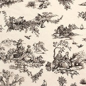 BLACK TOILE on KRAFT Design Gift Grade Tissue Paper Sheets Choose Size ...