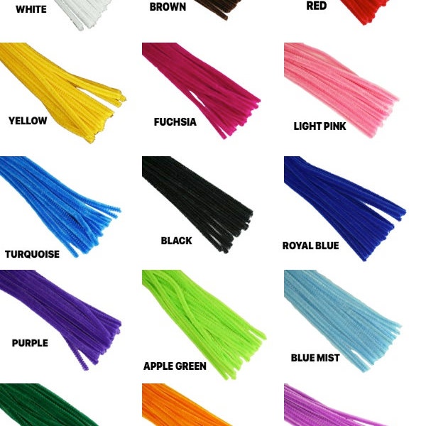 Yellow Pipecleaners - Etsy