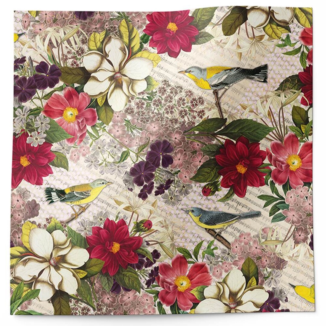 BOTANIC and BIRDS Design Print Gift Grade Tissue Paper Sheets Choose ...