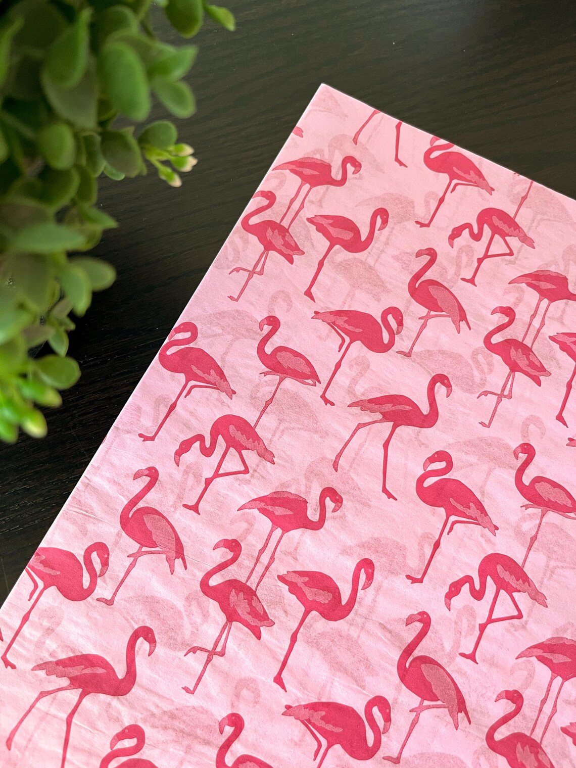 PINK FLAMINGO Design Gift Grade Tissue Paper Sheets Choose Size ...