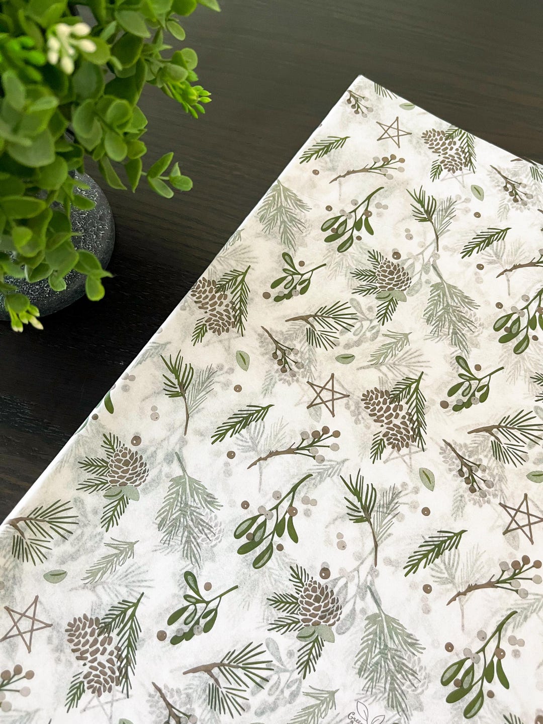 PINE HOLIDAY Design Gift Grade Tissue Paper Sheets Choose Size ...