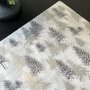 FROSTED FOREST Design Gift Grade Tissue Paper Sheets Choose Size ...