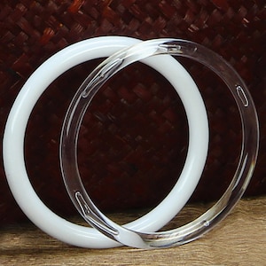 Plastic Acrylic Craft Rings (pack of 6) Choose Color & Size 1.75", 3 ...
