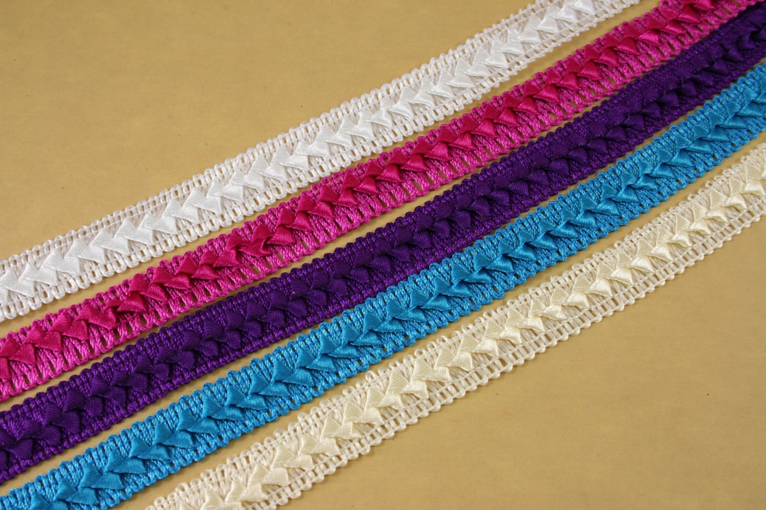 3/4" SATIN BRAIDED Fabric Trim Crafting & Sewing Projects Choose Color ...
