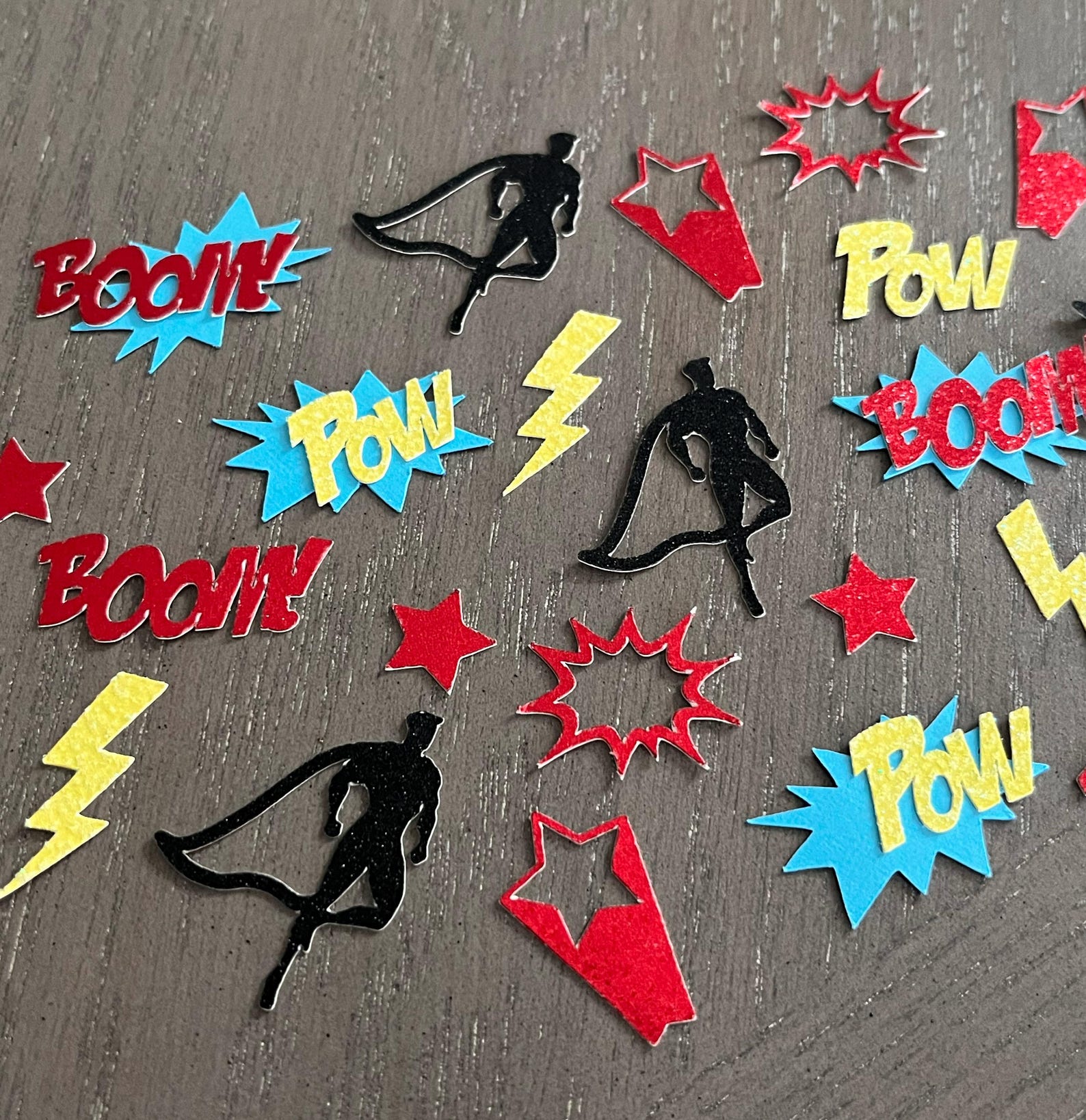 Superhero Comic Glitter Confetti Table Scatter Choose Package Amount - Etsy
