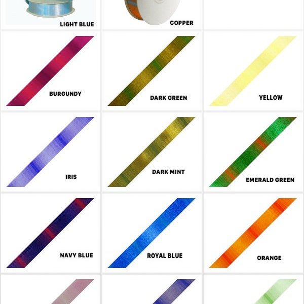 Two Color Ribbon - Etsy