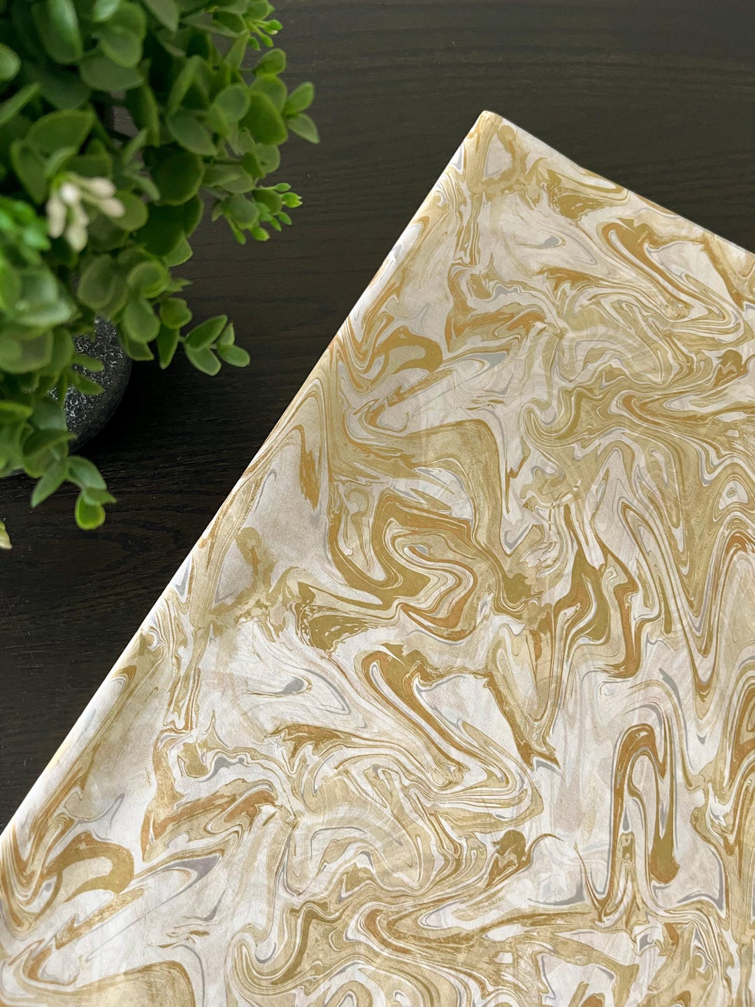 GOLD MARBLE Design Print Gift Grade Tissue Paper Sheets Choose Size ...