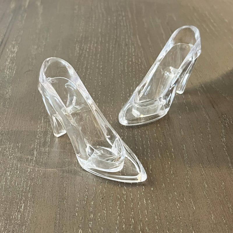 Cinderella Mini Glass Slippers - Etsy