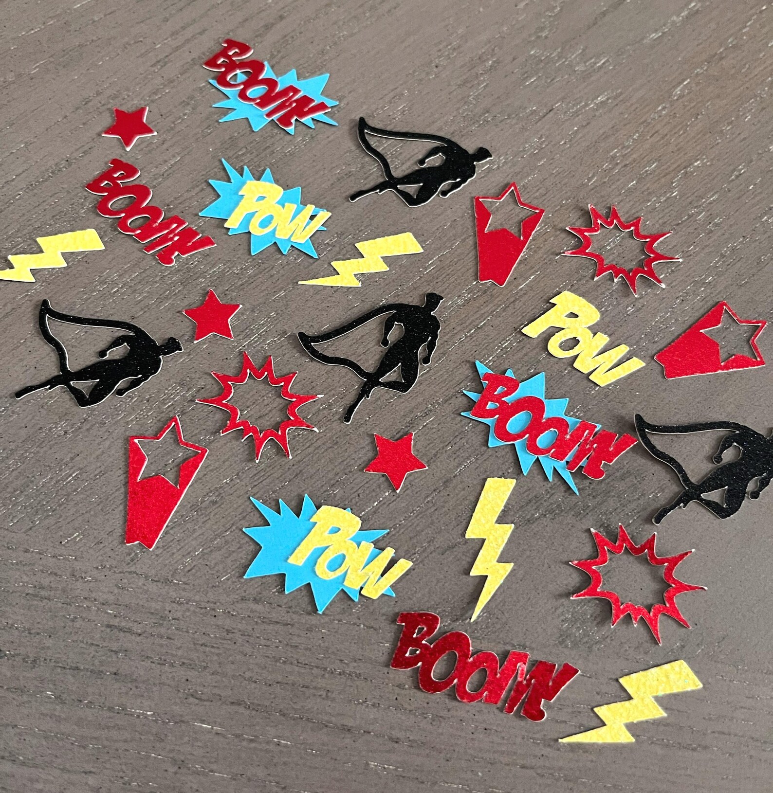 Superhero Comic Glitter Confetti Table Scatter Choose Package Amount - Etsy