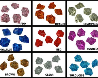 Bulk Pirate Jewels and Gems Ice Rocks Assorted Colors in Bag - Etsy