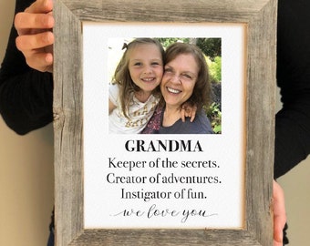 Grandmother Frame Grandma Picture Frame Grandparent - Etsy